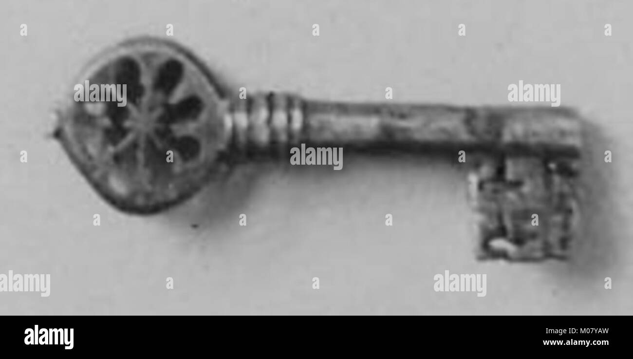 This key is a functional object, crafted to fit a specific lock. Its ...