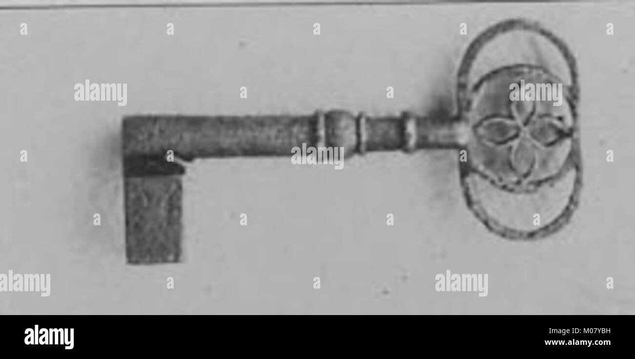 An antique key from the MET collection, reflecting historical design ...