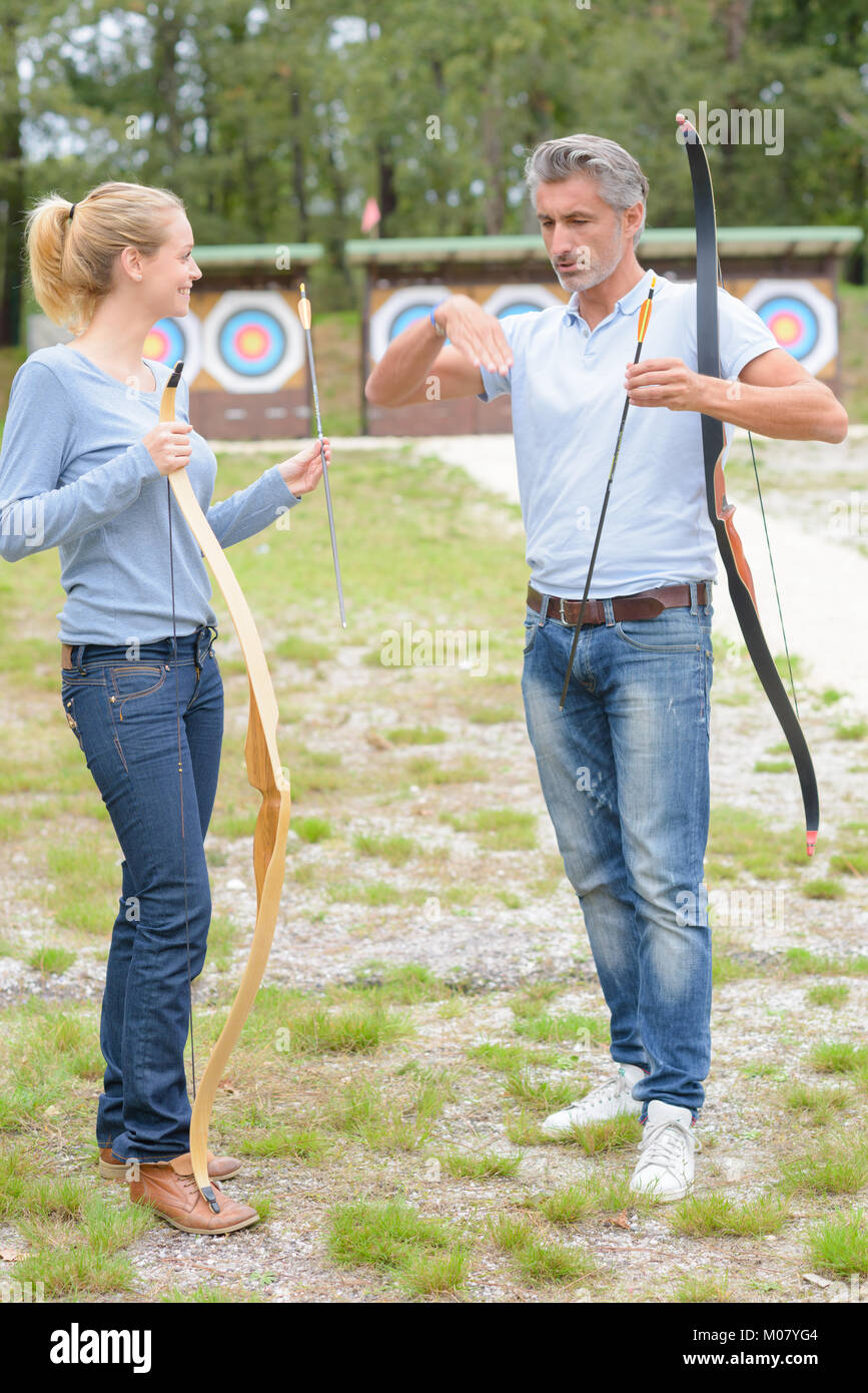 the arrow position Stock Photo - Alamy