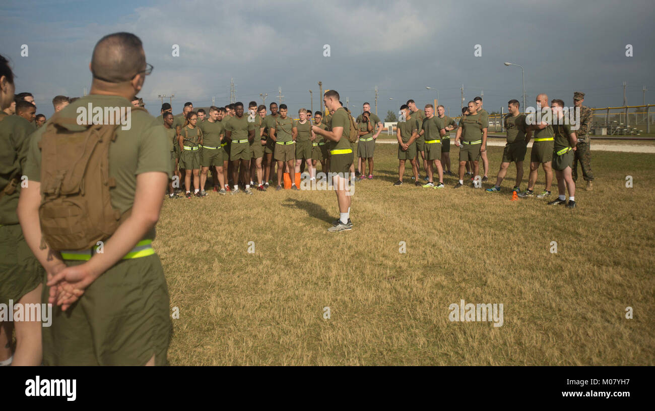 Marines with Marine Air Support Squadron 2, Marine Air Control Group 18 ...