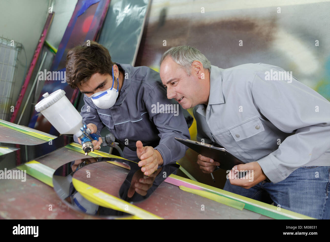 Painting and coating workers hi-res stock photography and images - Alamy