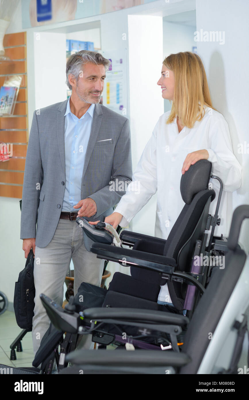 new wheelchair model Stock Photo - Alamy