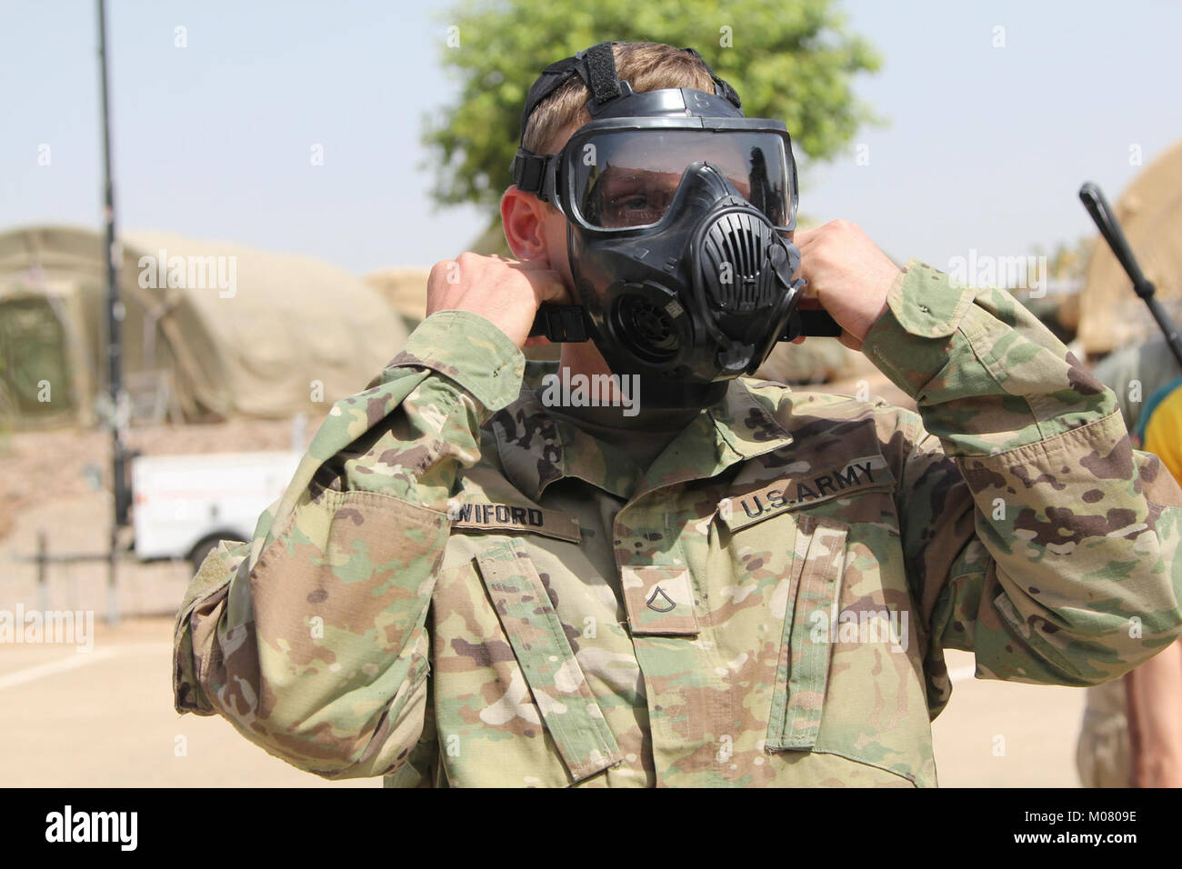 Pfc. Twiford of 1st Battalion, 87th Infantry Regiment, 1st Brigade ...