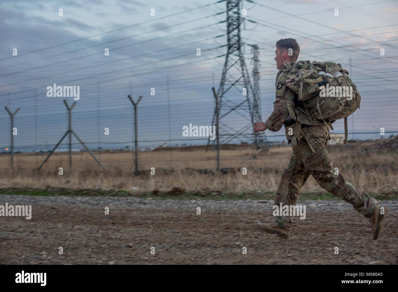 A U.S. Army soldier, deployed in support of Operation Inherent Resolve ...