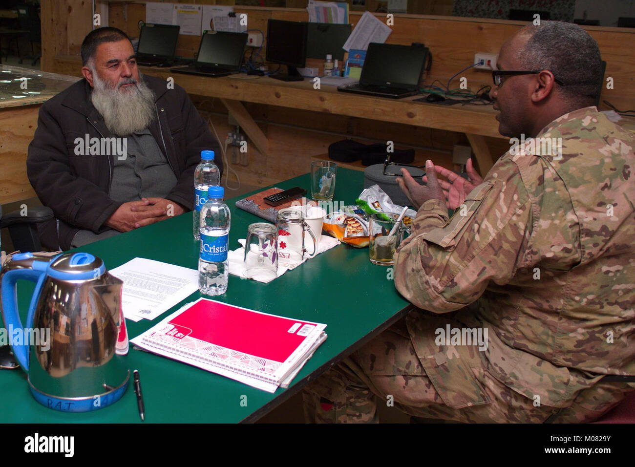Afghan National Police (ANP) 303rd Zone G1 Commander Col. Zikarullah ...