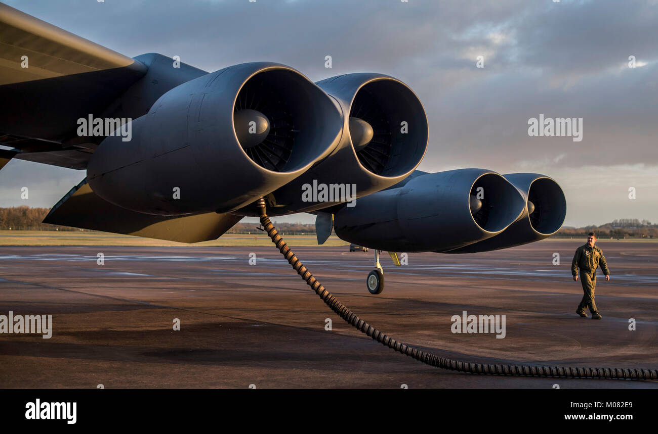 A B-52 Stratofortress navigator, assigned to the 23rd Expeditionary ...