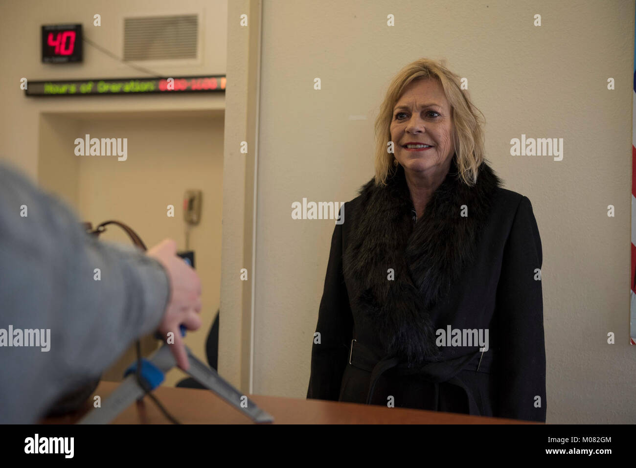 Karen Reed poses for a Stock Photo - Alamy