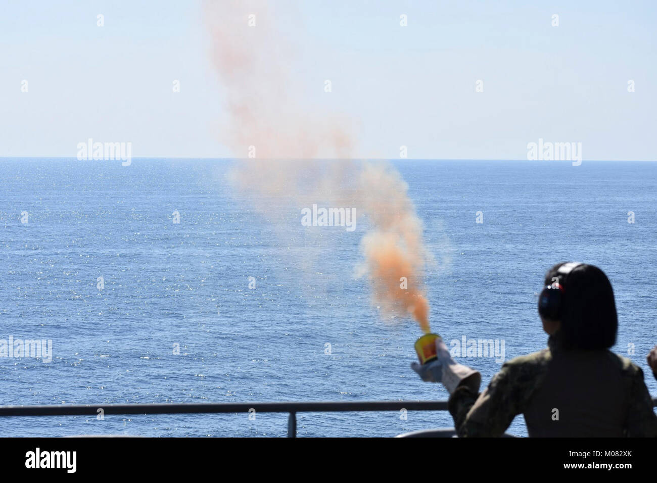 U.S. 5TH FLEET AREA OF OPERATIONS (Jan. 16, 2018) Hull Technician 2nd ...