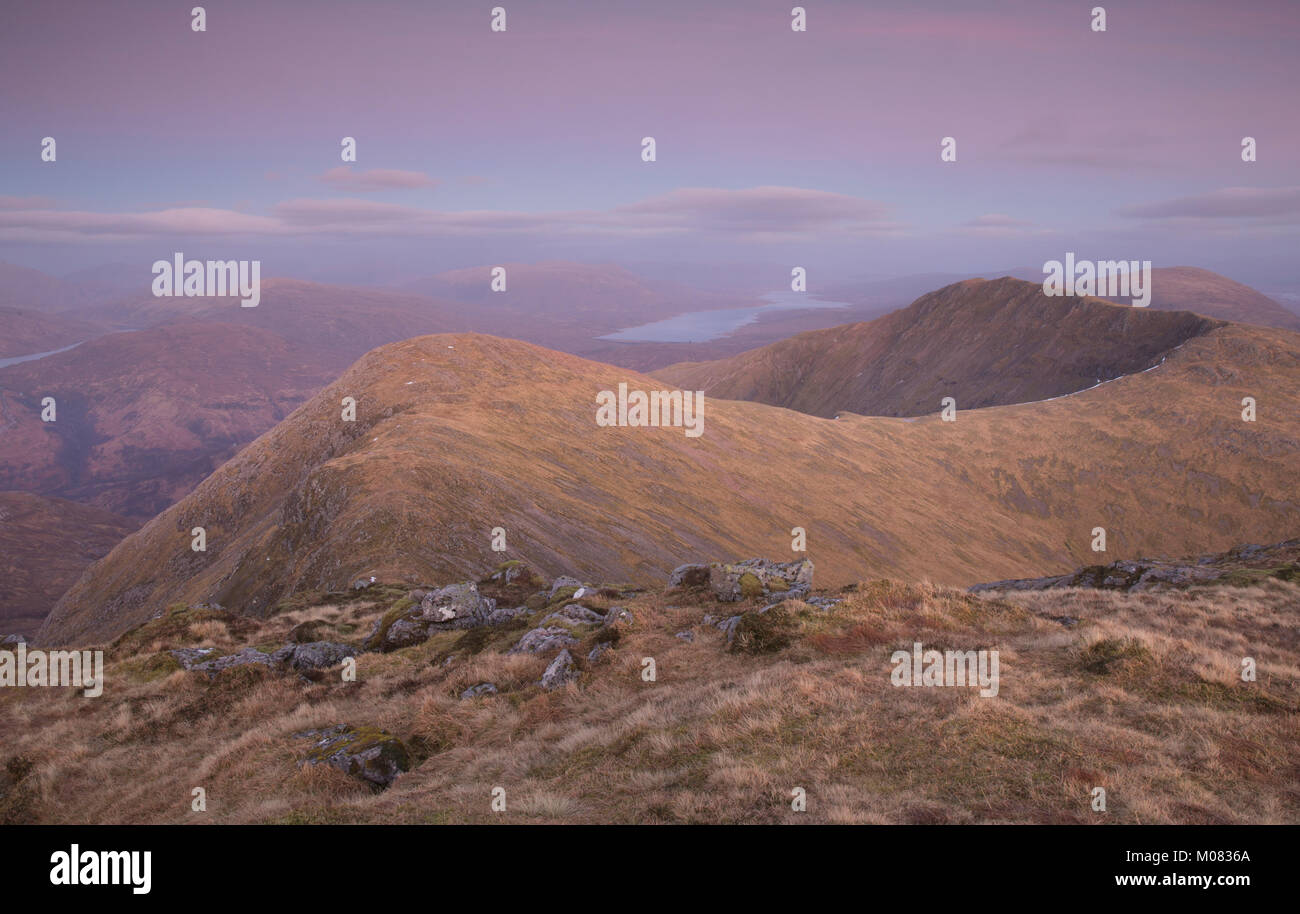 Aonach Eagach Ridge. Glencoe. Scotland Stock Photo - Alamy