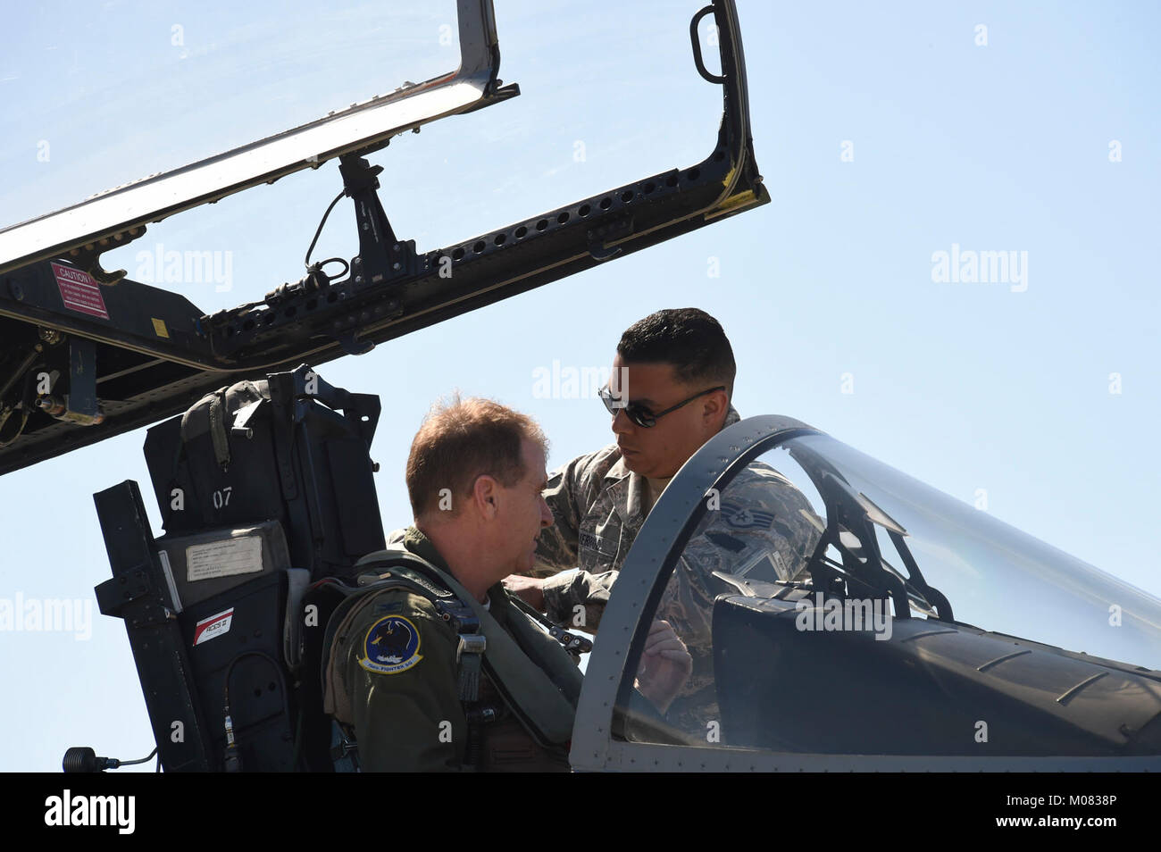 U.S. Air Force Col. Reed Drake, 144th Fighter Wing commander, is ...
