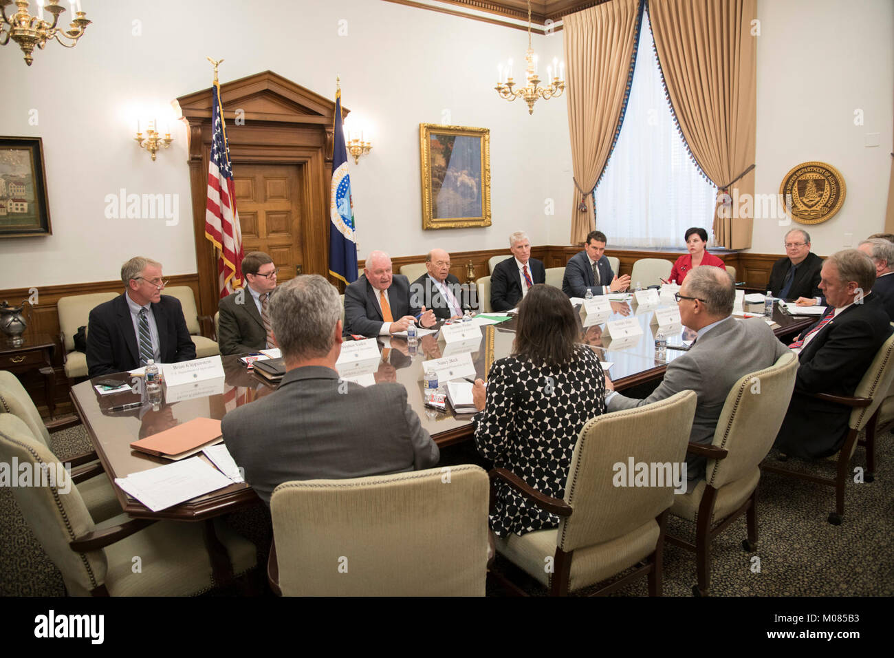 U.S. Department of Agriculture (USDA) Secretary Sonny Perdue, speaking ...
