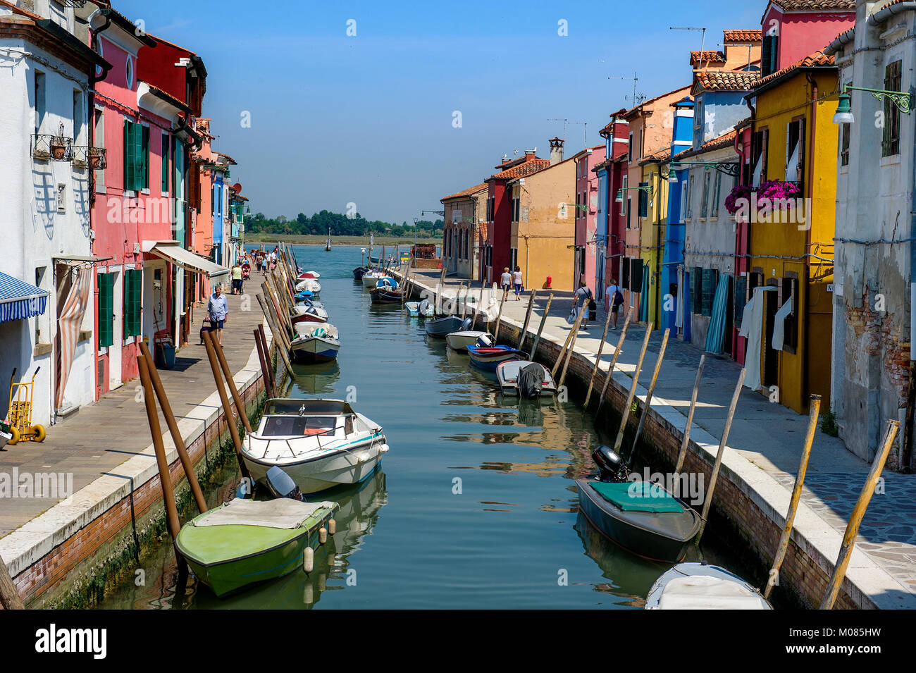 Venice water taxi burano hi-res stock photography and images - Alamy