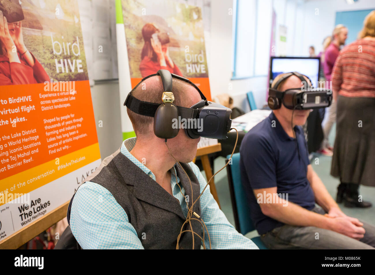 Richard Leafe, CEO of the Lake District National Park, using virtual ...