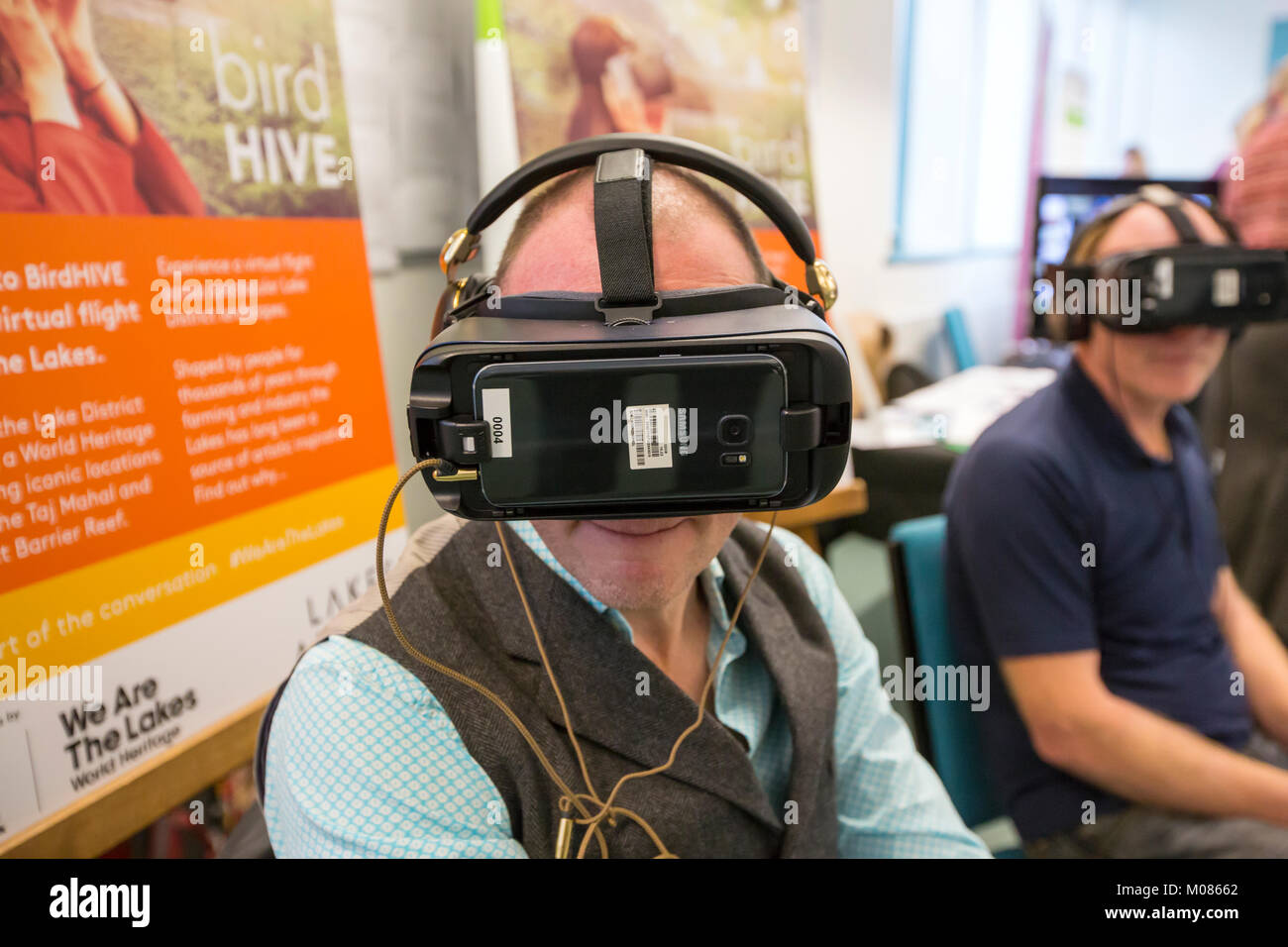 Richard Leafe, CEO of the Lake District National Park, using virtual ...
