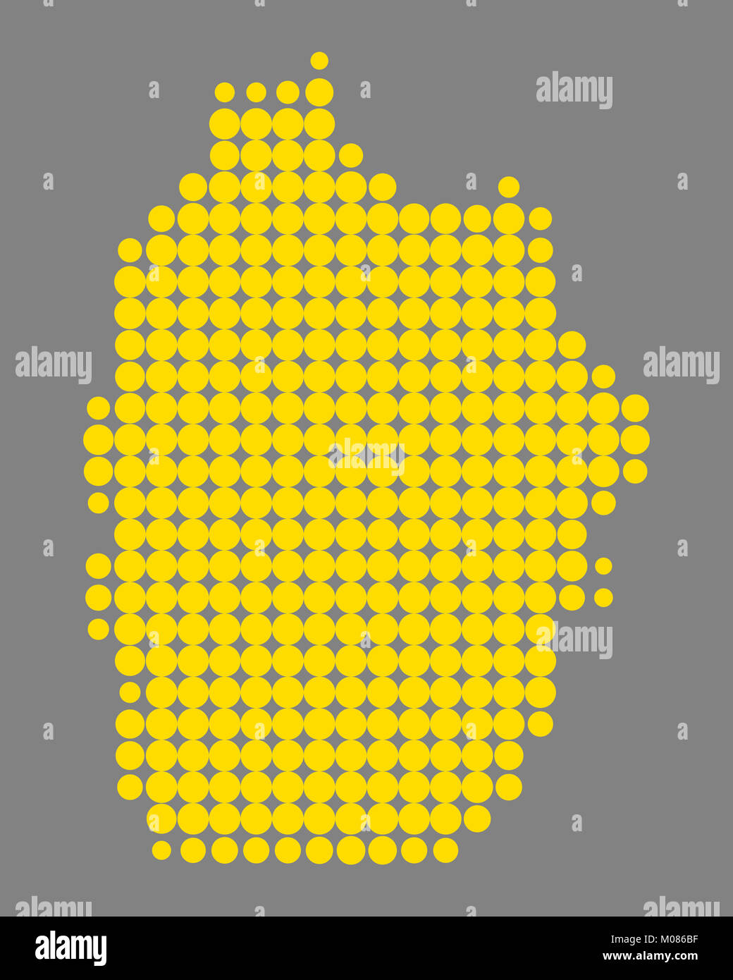 Map of Flores Stock Photo - Alamy