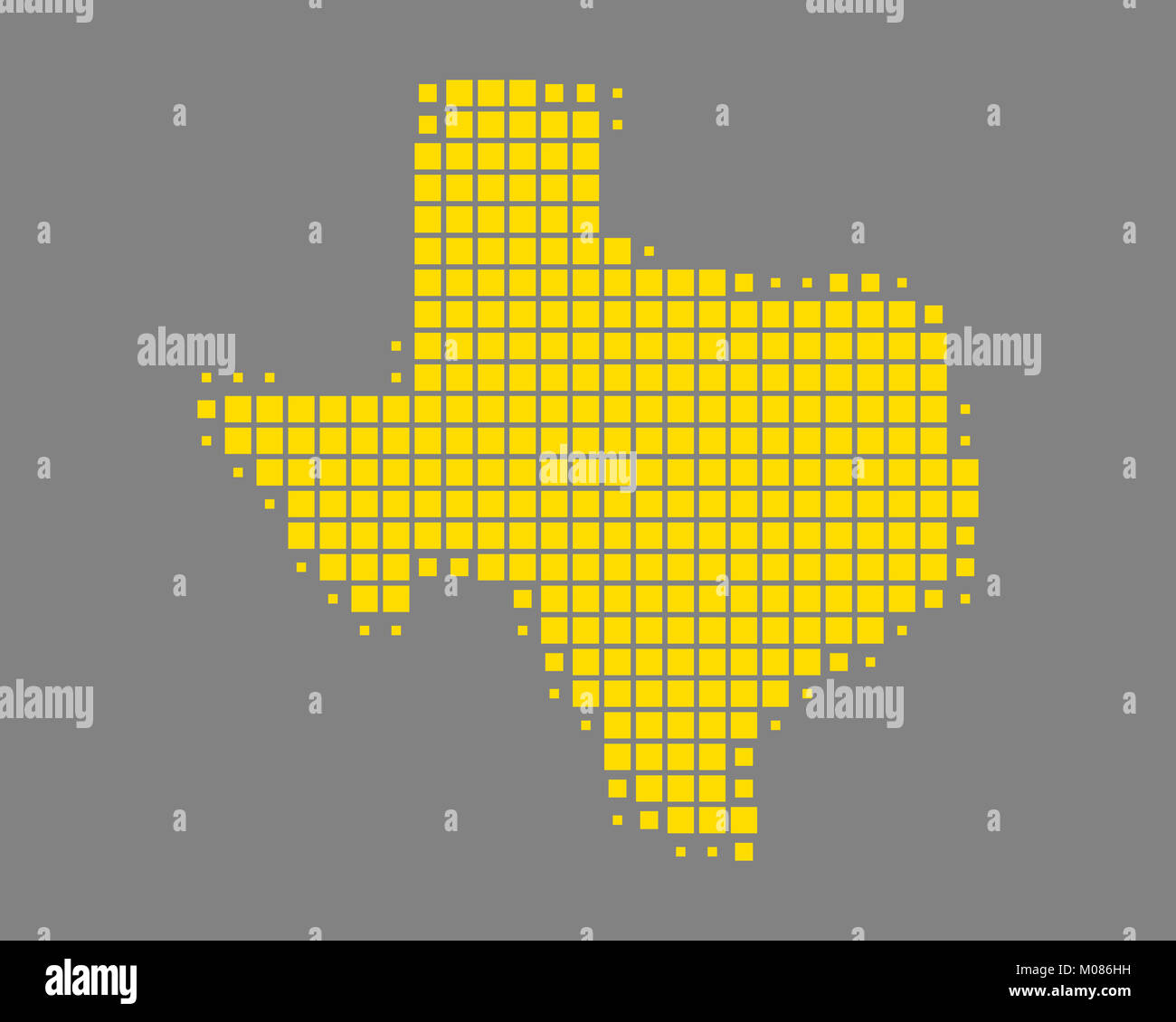 Map of Texas Stock Photo - Alamy