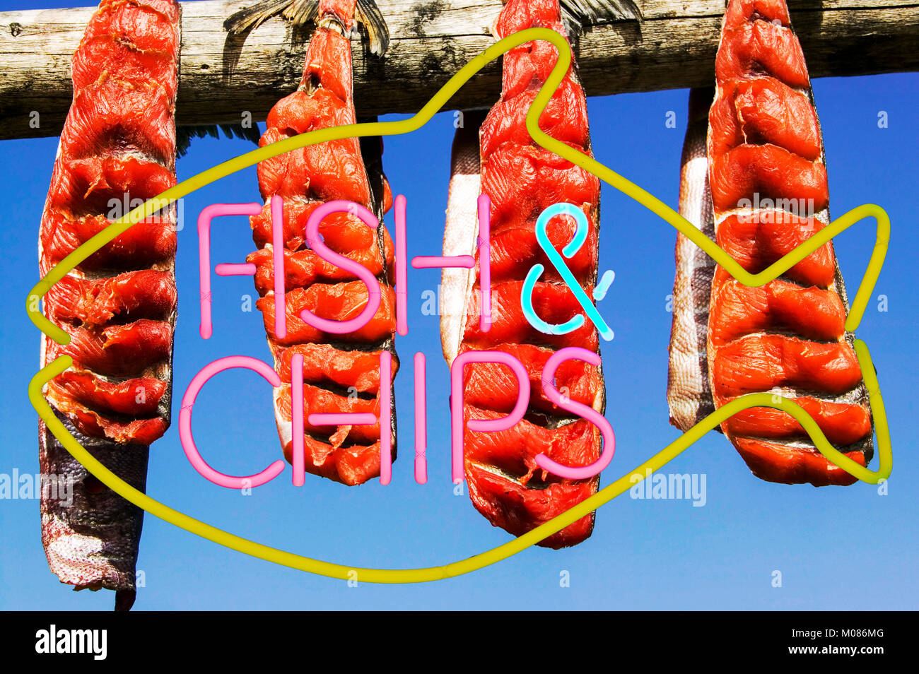 Drying fish pacific hi-res stock photography and images - Alamy