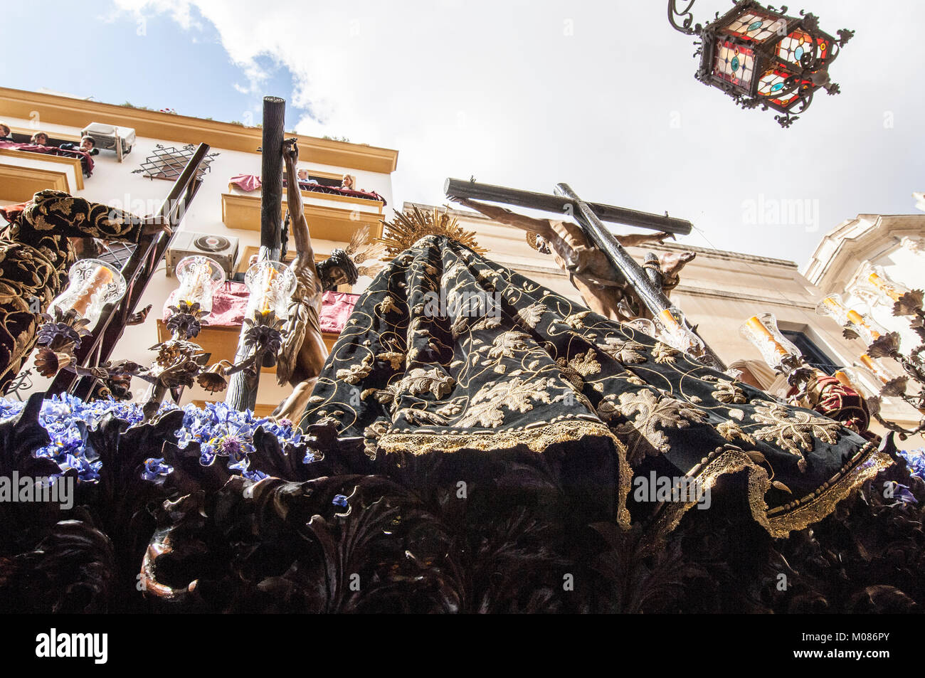 Statue Virgin Mary On Float High Resolution Stock Photography and ...
