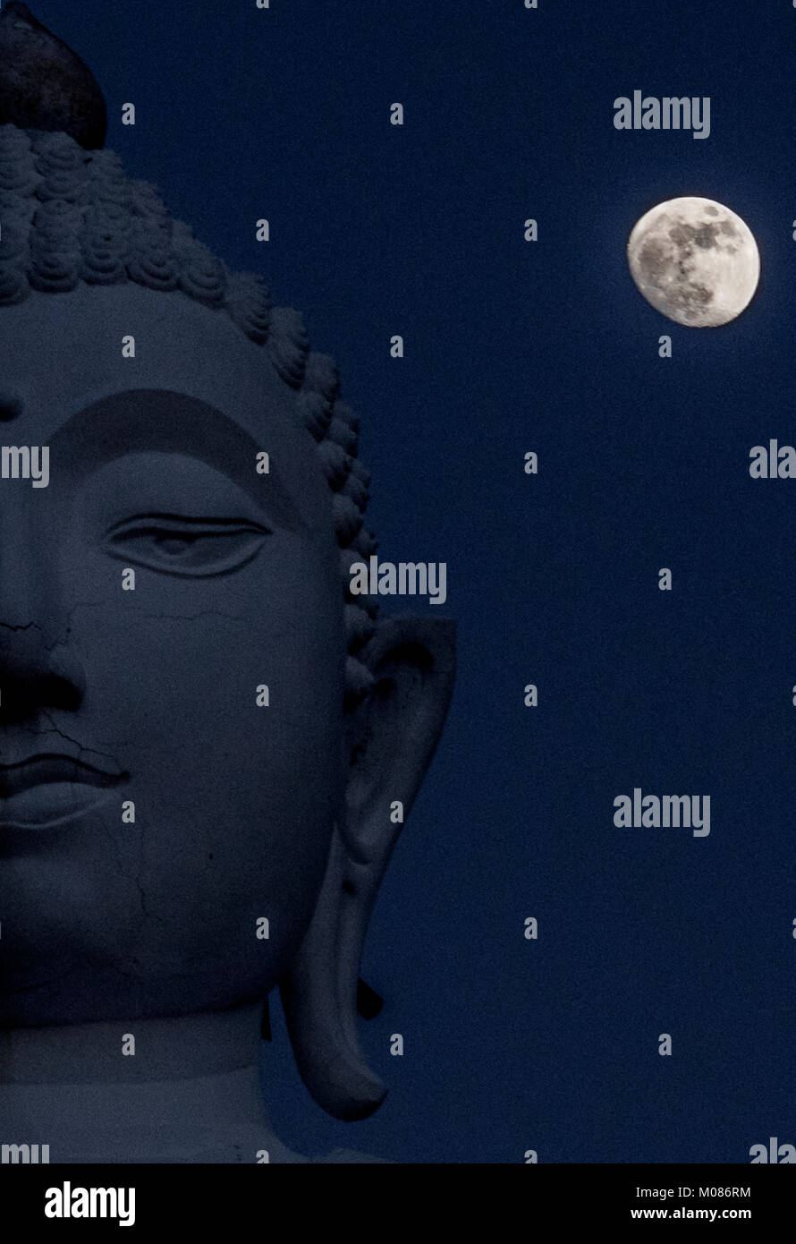 Buddha moon hi-res stock photography and images - Alamy