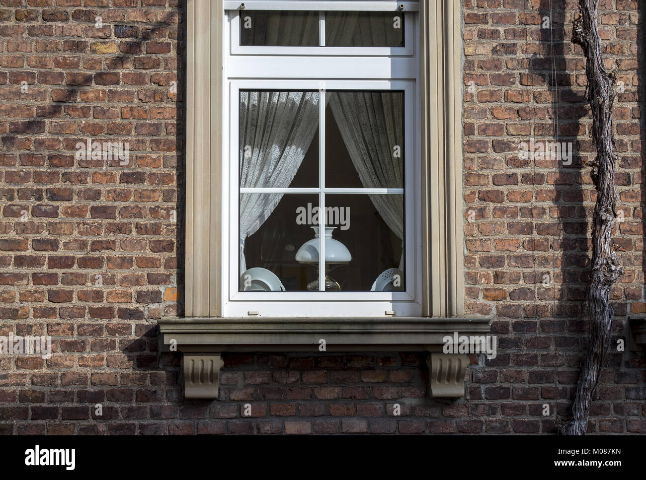 Window in a old German farm house Stock Photo - Alamy