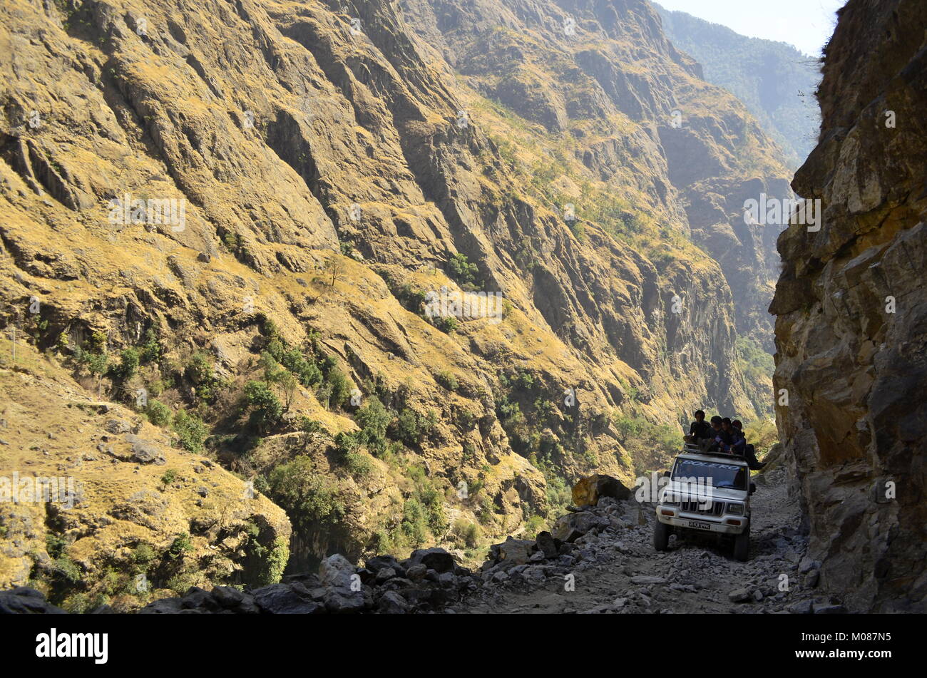 Roads in Nepal Stock Photo - Alamy