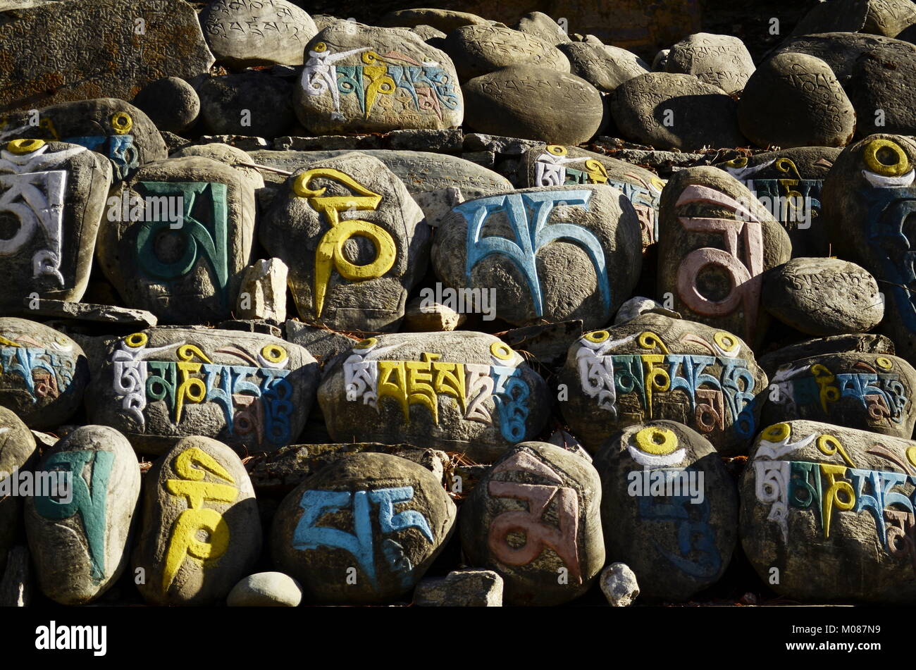 Nepalese scriptures hi-res stock photography and images - Alamy