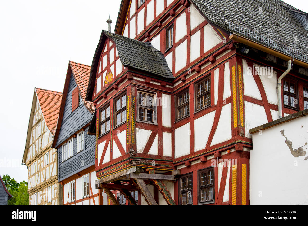Half timbered house Stock Photo - Alamy