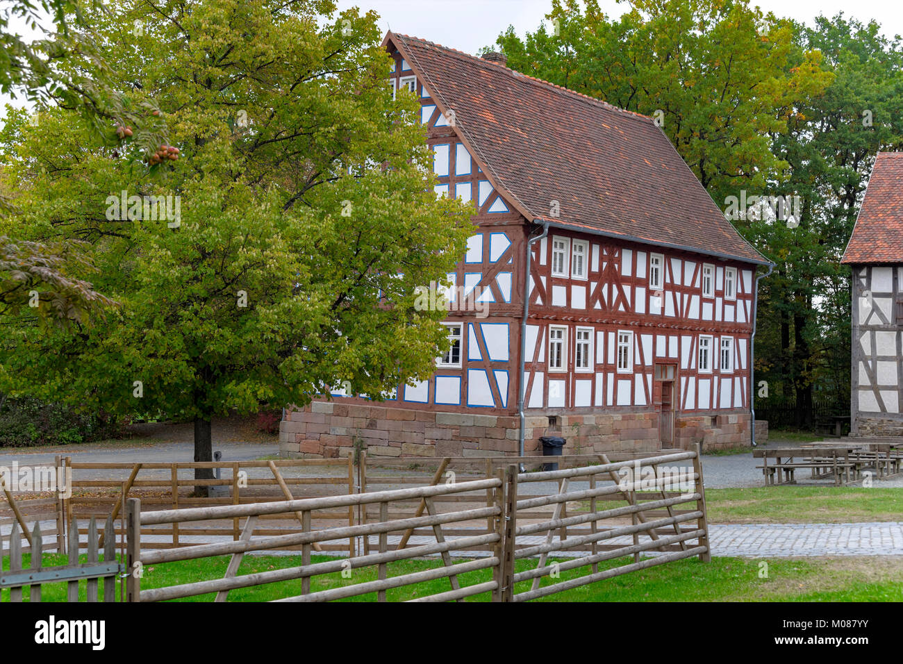 Half timbered house Stock Photo - Alamy