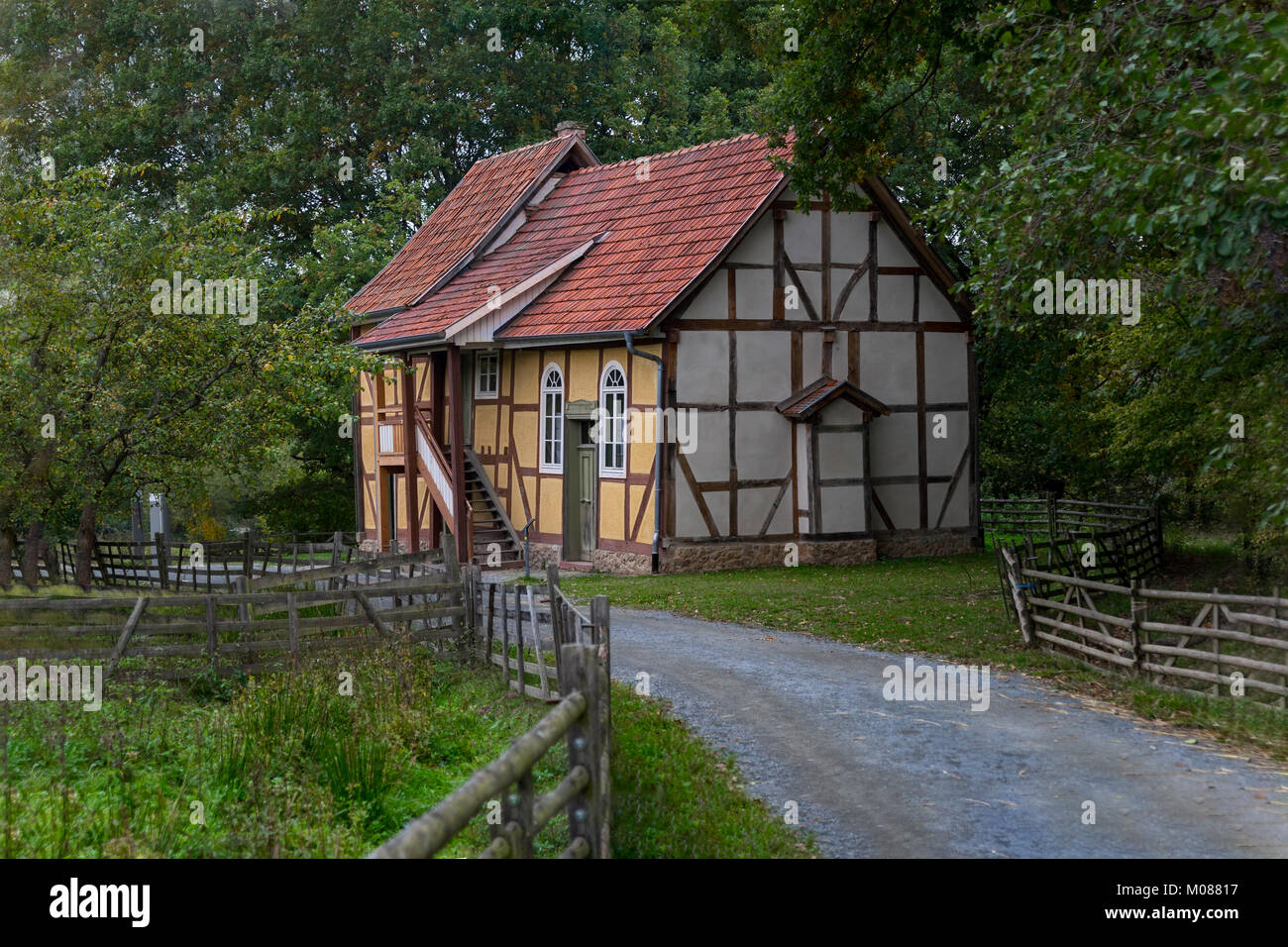 Half timbered house Stock Photo - Alamy