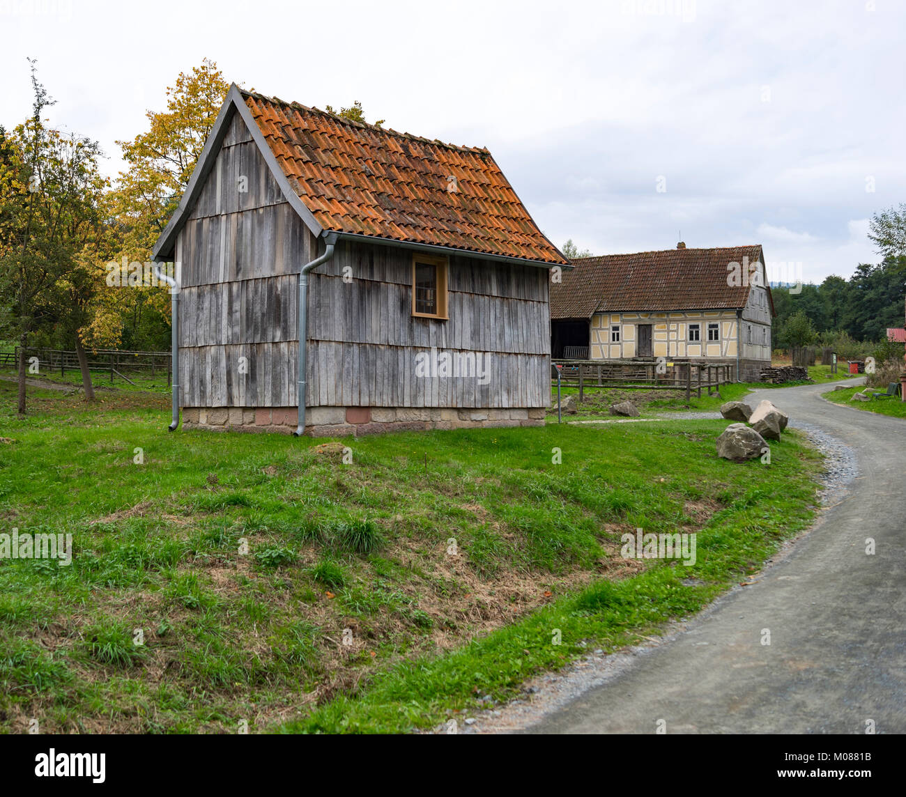 Half timbered house Stock Photo - Alamy