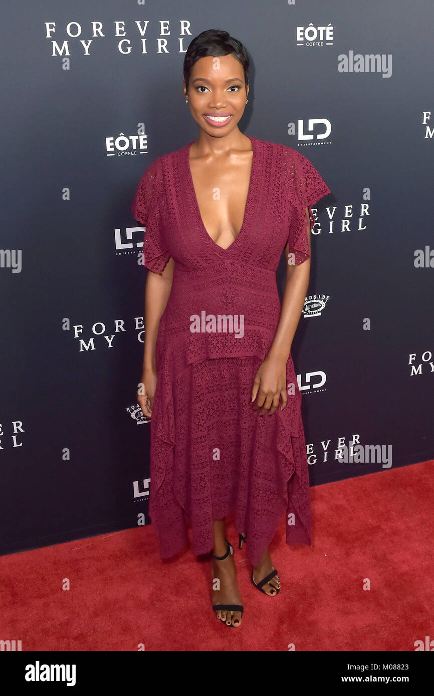 Morgan Alexandria attends the 'Forever My Girl' premiere at the London ...