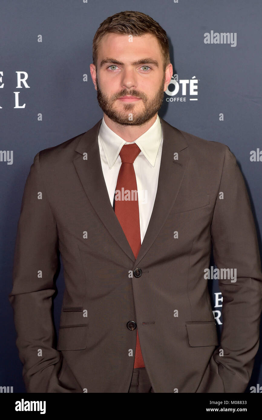 Alex Roe attends the 'Forever My Girl' premiere at the London Hotel on ...