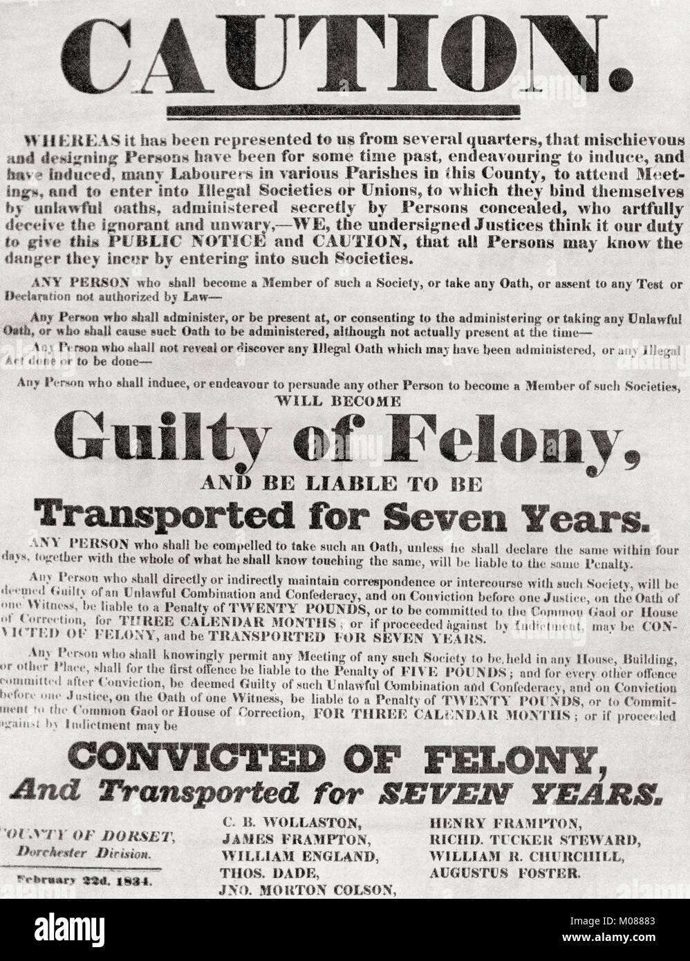 19th century trade union hi-res stock photography and images - Alamy