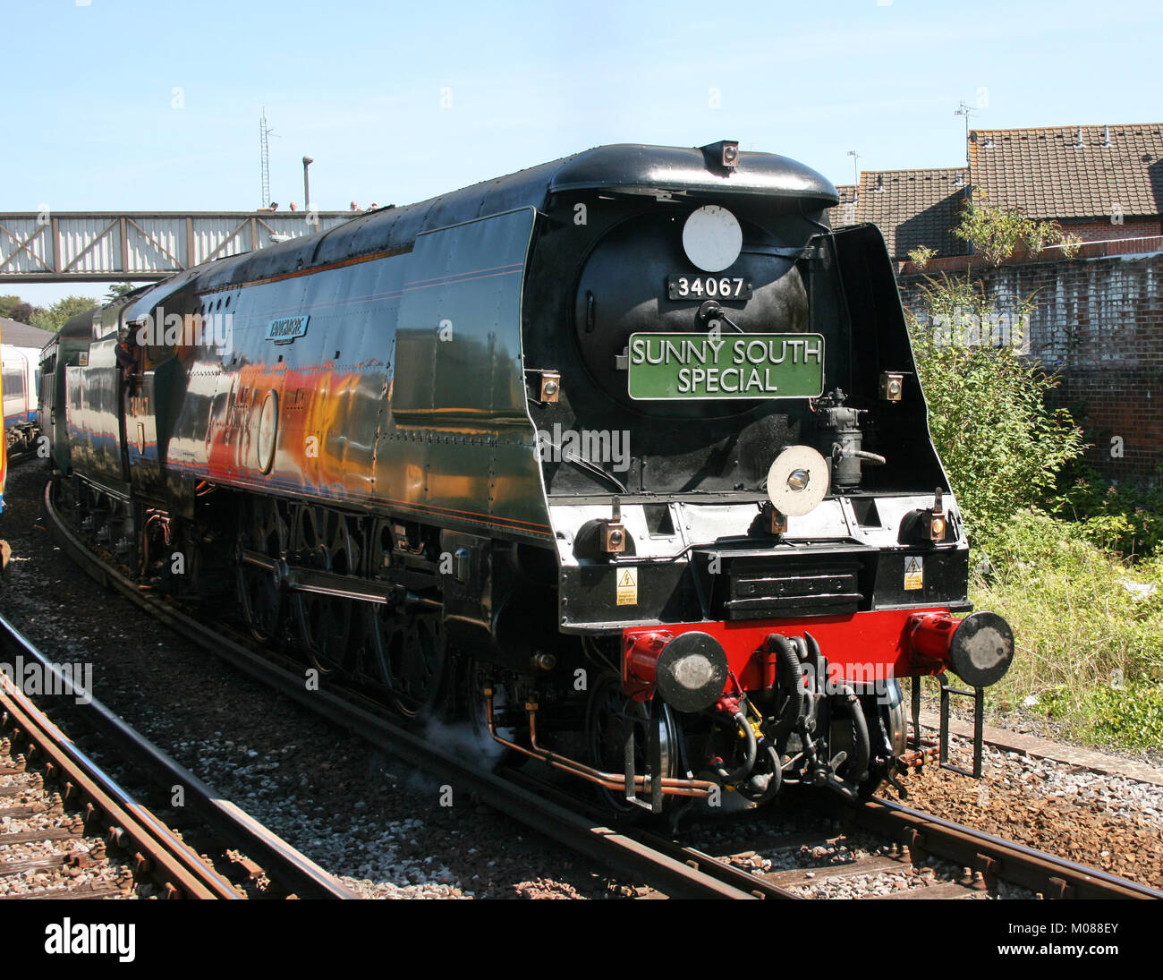 Rebuilt battle of britain class locomotive hi-res stock photography and ...