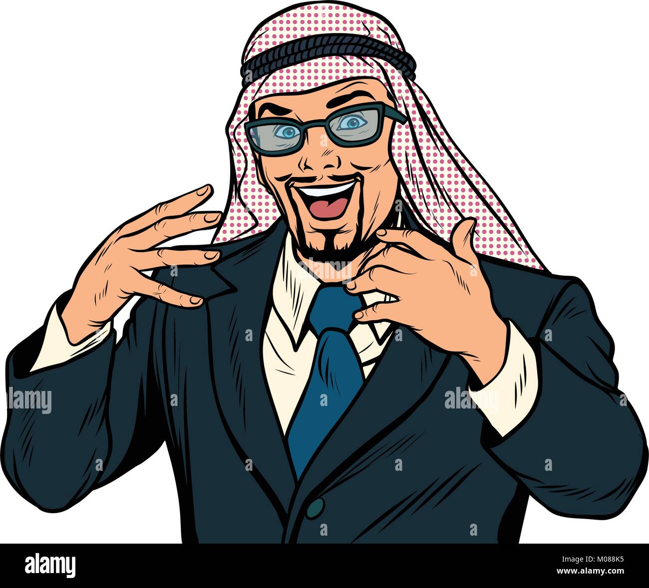 Professional confident muslim business Stock Vector Images - Alamy