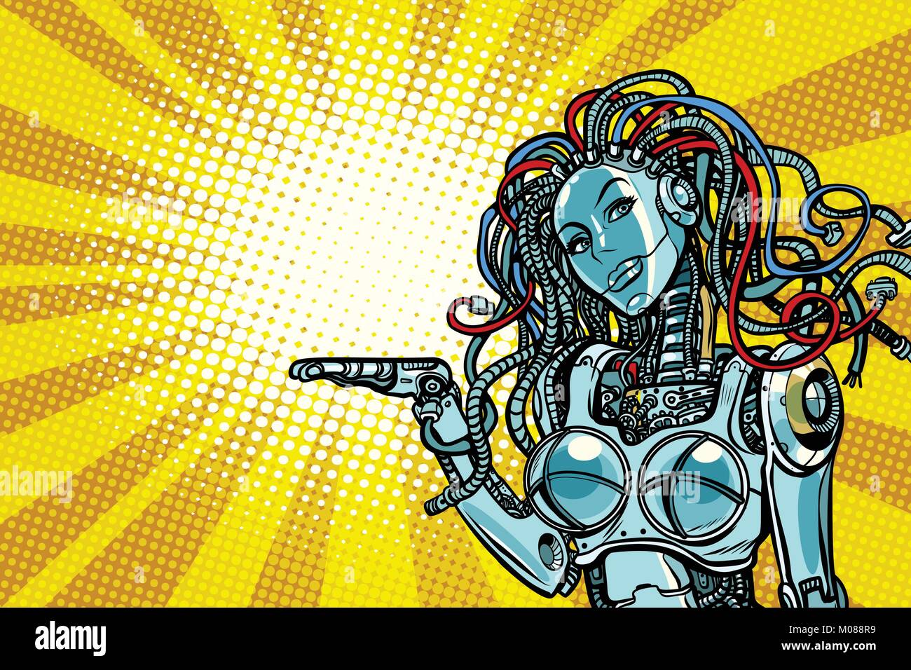 Female promoter Stock Vector Images - Alamy