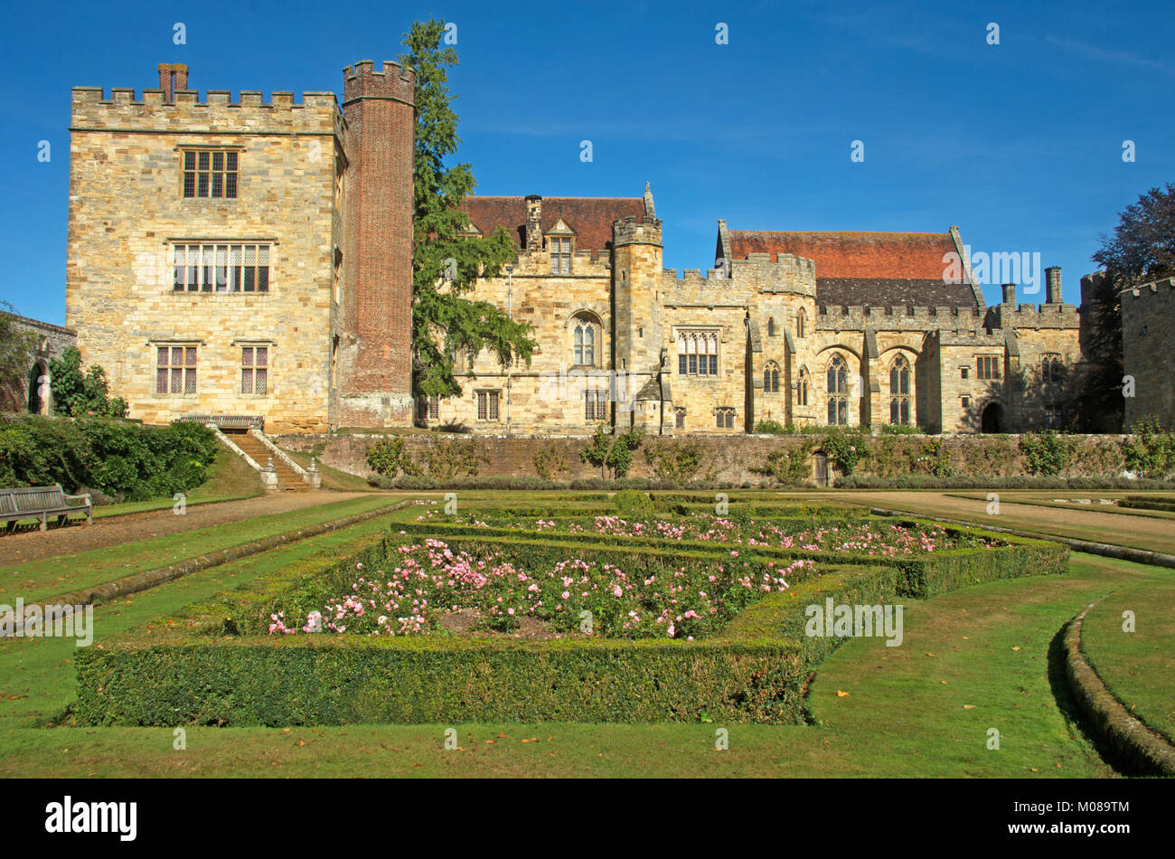 Penshurst Place and Italian Garden, Kent, England Stock Photo - Alamy