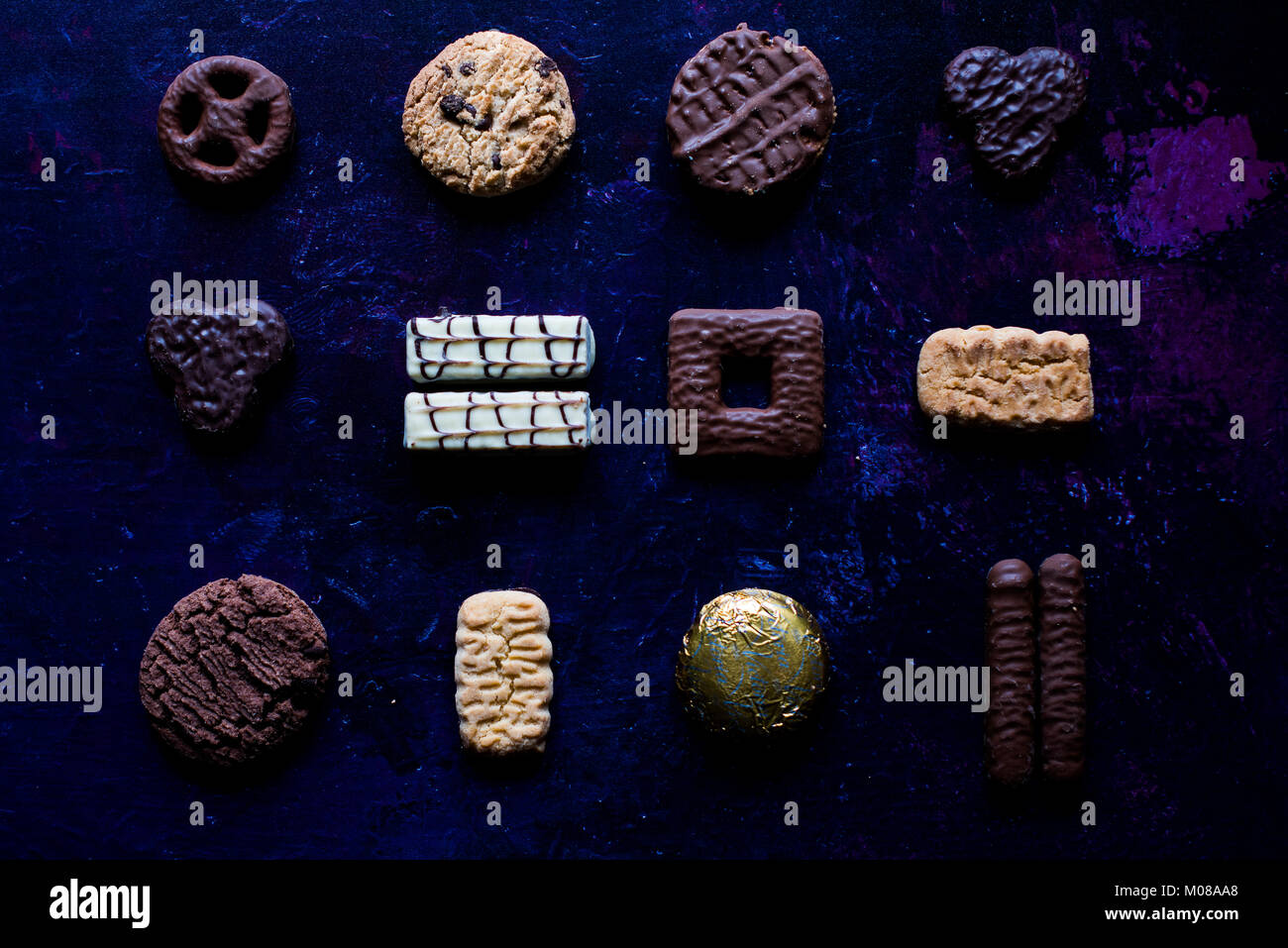 Variety of Biscuits Stock Photo - Alamy