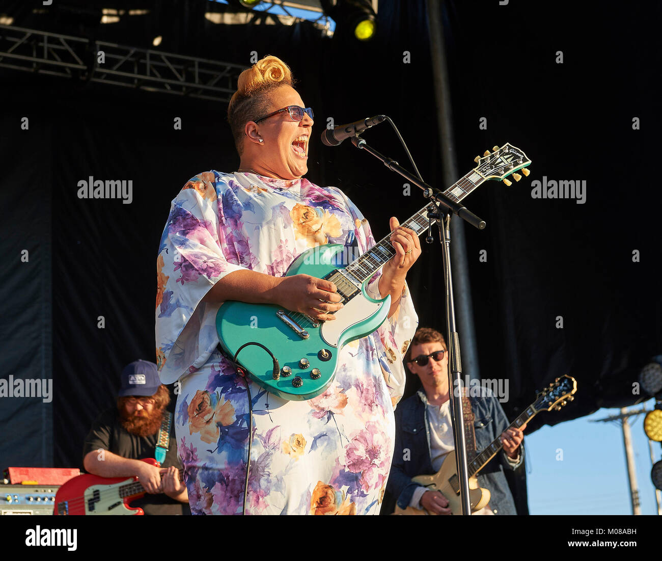MINNEAPOLIS, MN MAY 30: Alabama Shakes perform at Historic Hall's ...