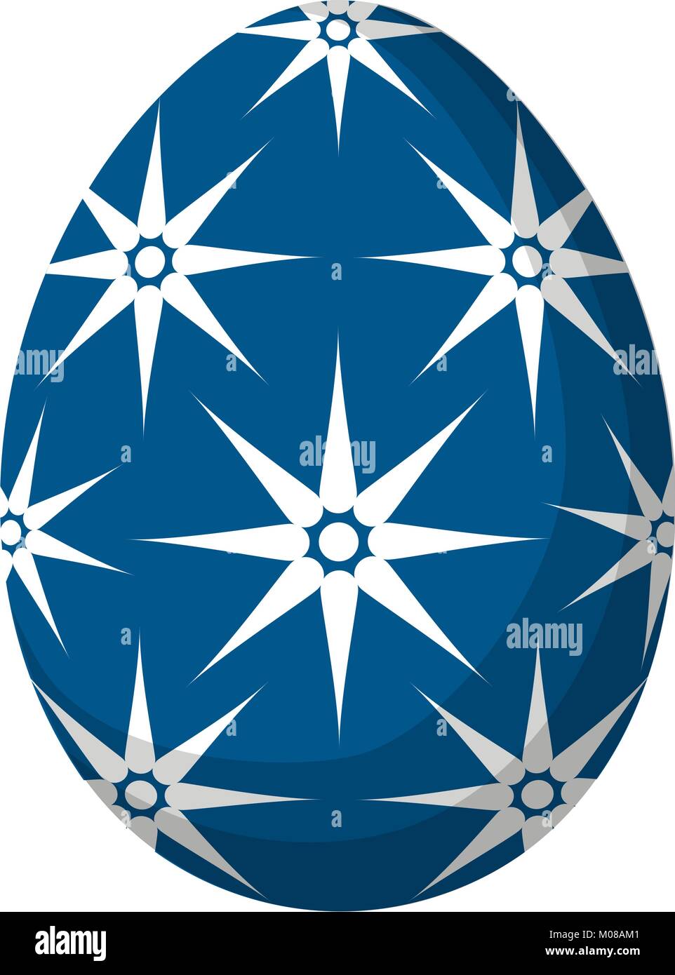 Bright blue egg Stock Vector Images - Alamy