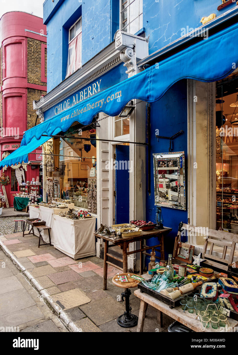 Portobello road london retro hi-res stock photography and images - Alamy