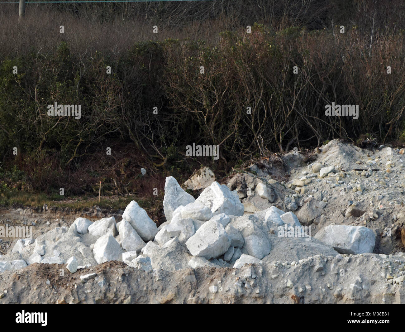 China clay landscapes St Austell UK Imerys cornwall Stock Photo - Alamy