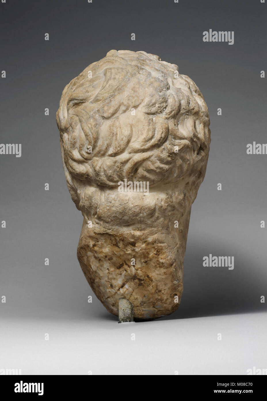This marble head of a Hellenistic ruler showcases the idealized ...