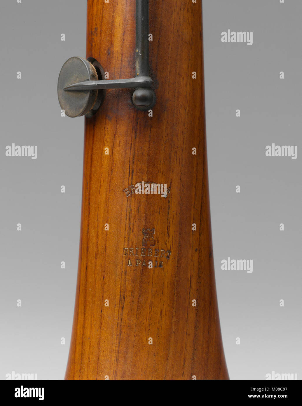 This oboe is a woodwind instrument with a double reed, producing a ...