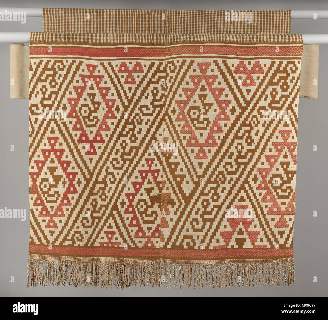 A simple representation of a loincloth, emphasizing the basic design ...