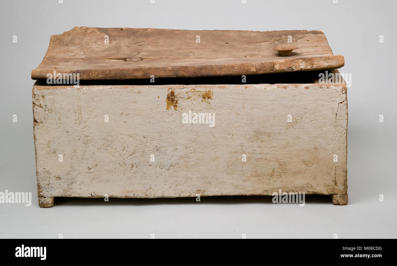 This linen chest, repurposed as a child's coffin, is a poignant ...