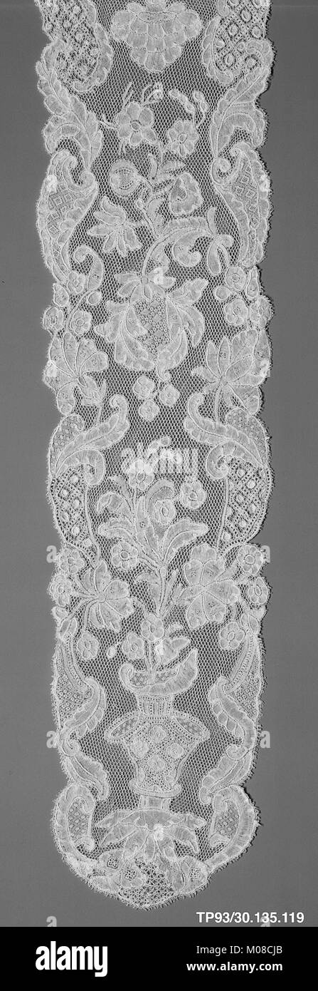 This lappet, a piece of decorative clothing worn in ancient times ...