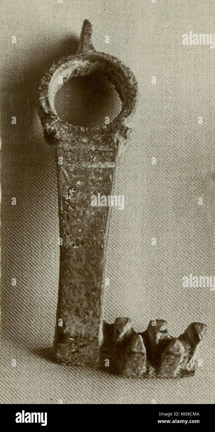 This historical key serves as an example of craftsmanship, reflecting ...