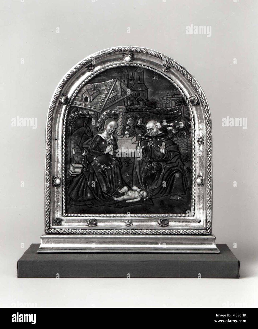 This depiction of the Nativity scene captures the birth of Jesus Christ ...