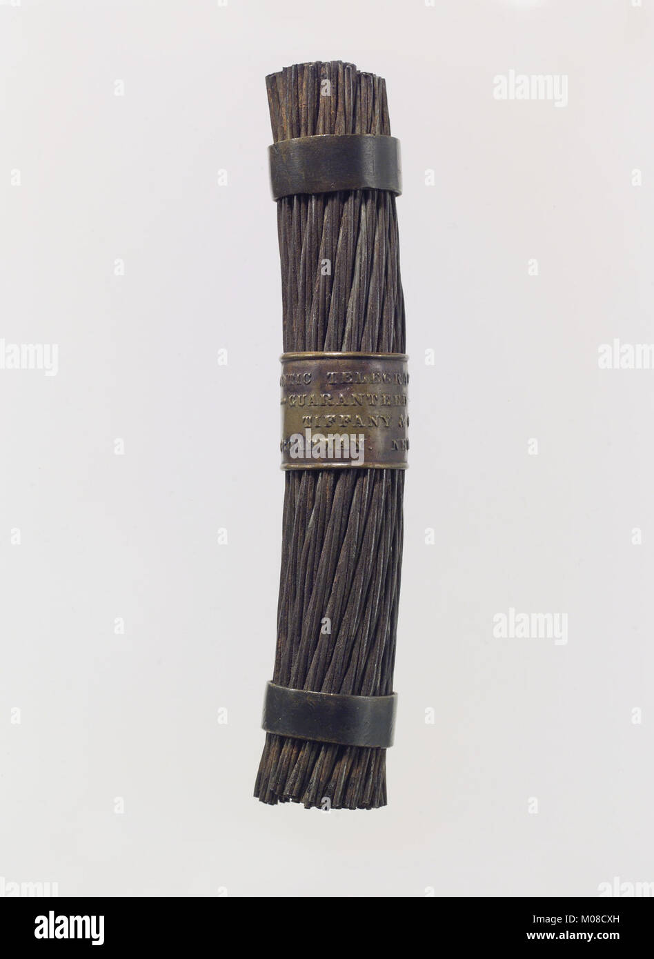 This historical artifact represents the length of the Atlantic Cable ...
